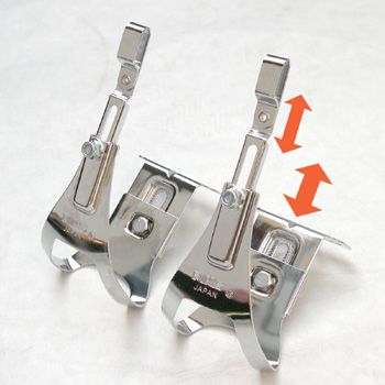 MKS Toe Clips Steel Adjustable NJS | Soma Fab Shop