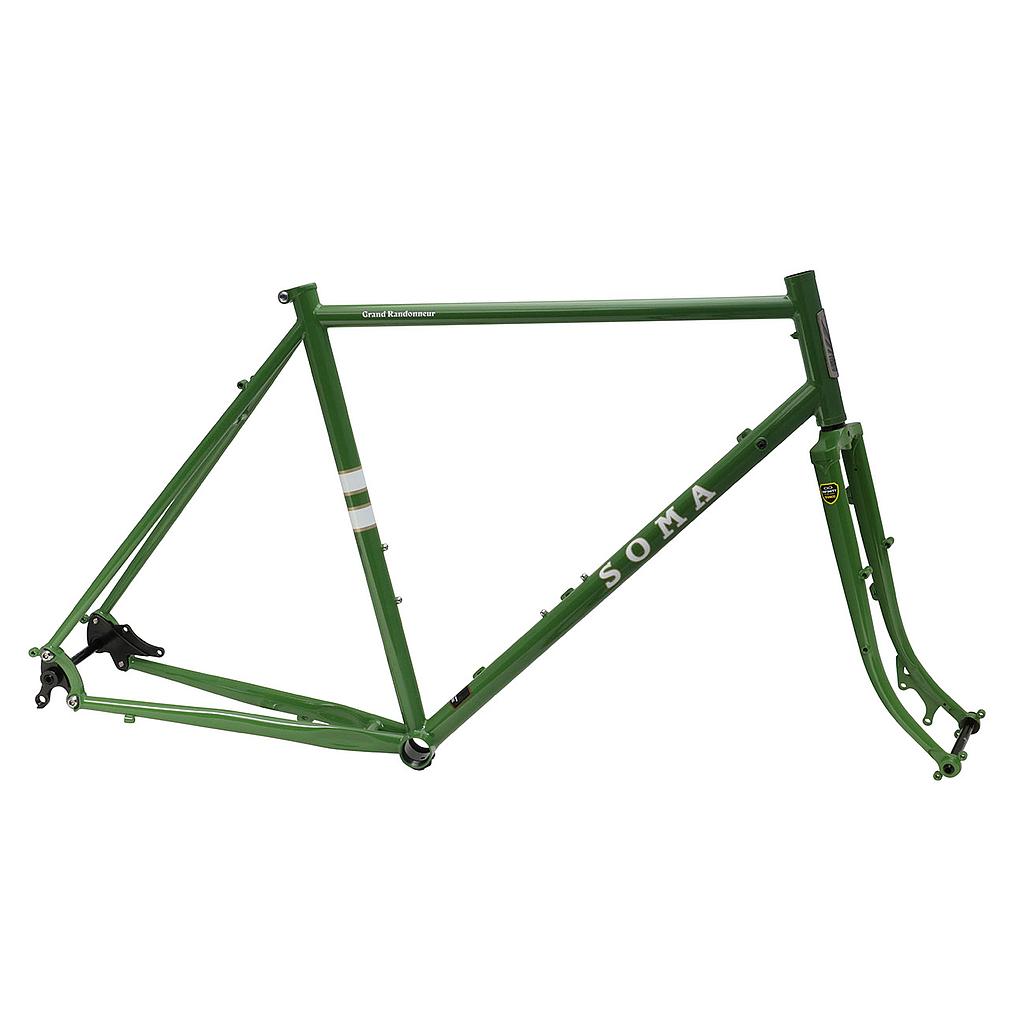 Soma Frameset Grand Randonneur Disc Moss Green | Soma Fab Shop
