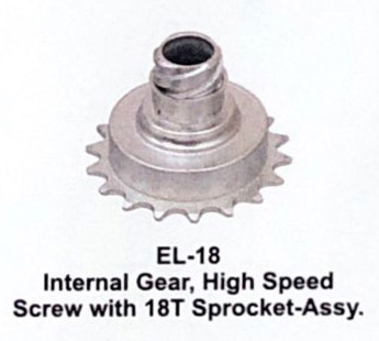 Eagle 2sp Yellow Internal Gear High Speed Screw 18T Assembly EL-18 ...