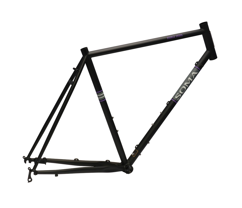 Soma Frame Double Cross Matte Blk | Soma Fab Shop