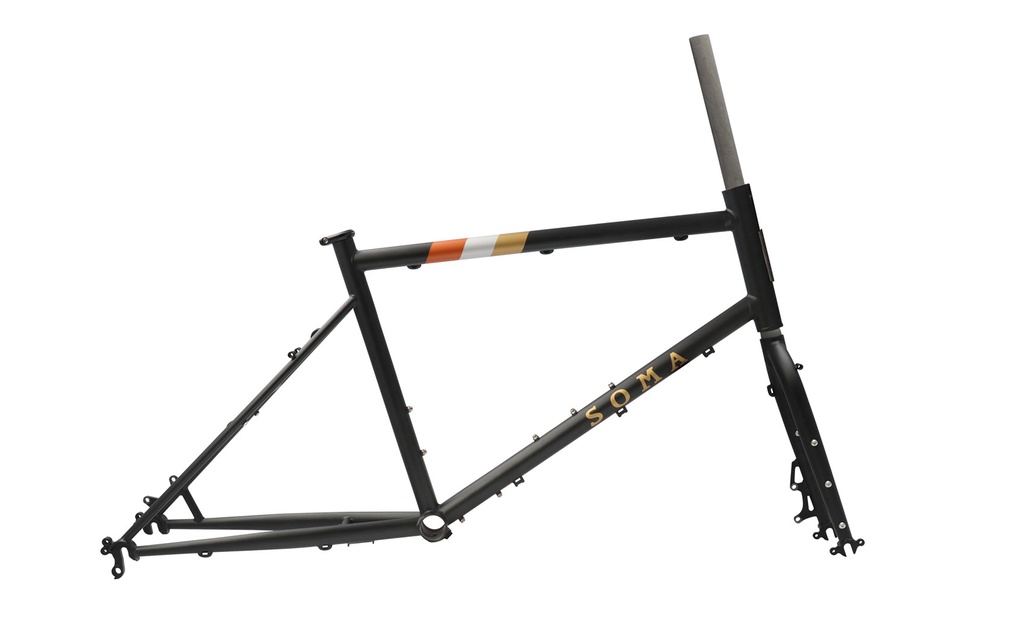 Soma Frameset Rufus Mini Velo Matte Black | Soma Fab Shop