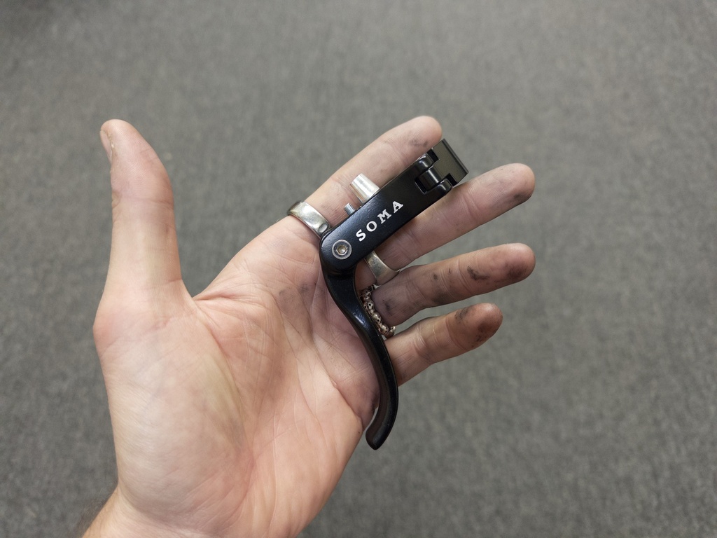 Soma Inline Brake Lever - CX 23.8 Black (Left Only) | Soma Fab Shop